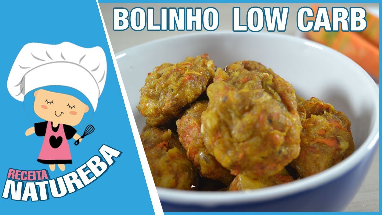 BOLINHO DE FRANGO LOW CARB COM ABÓBORA / PALEO E FIT - YouTube