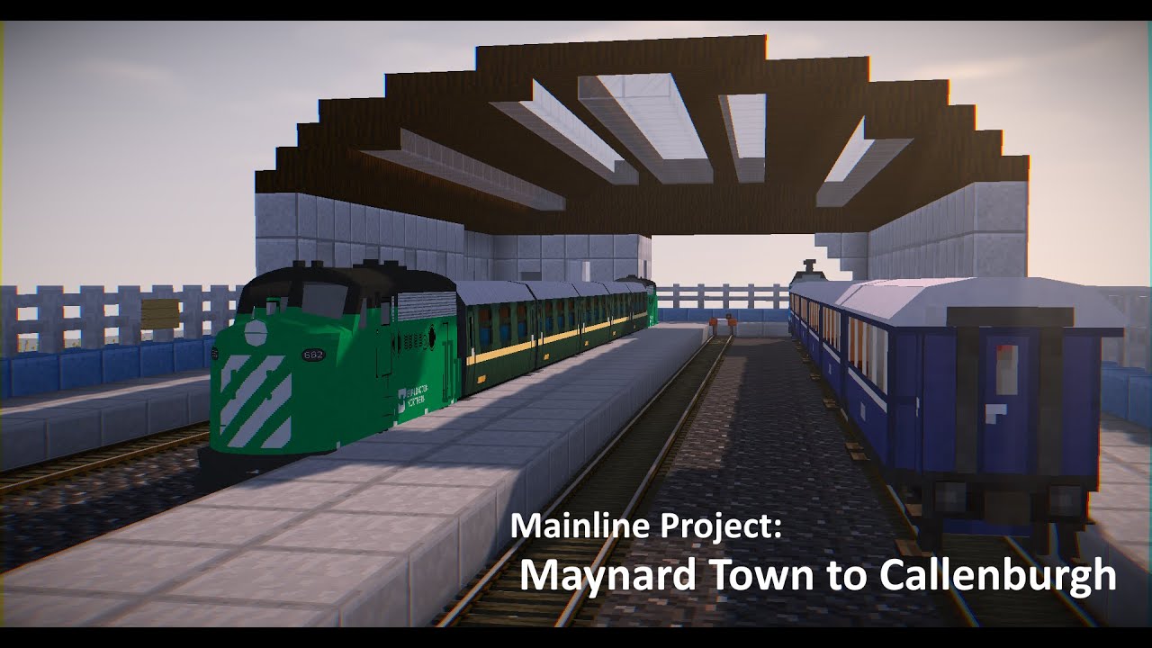 Traincraft - Mainline Project Routes: Maynard Town to Callenburgh - YouTube