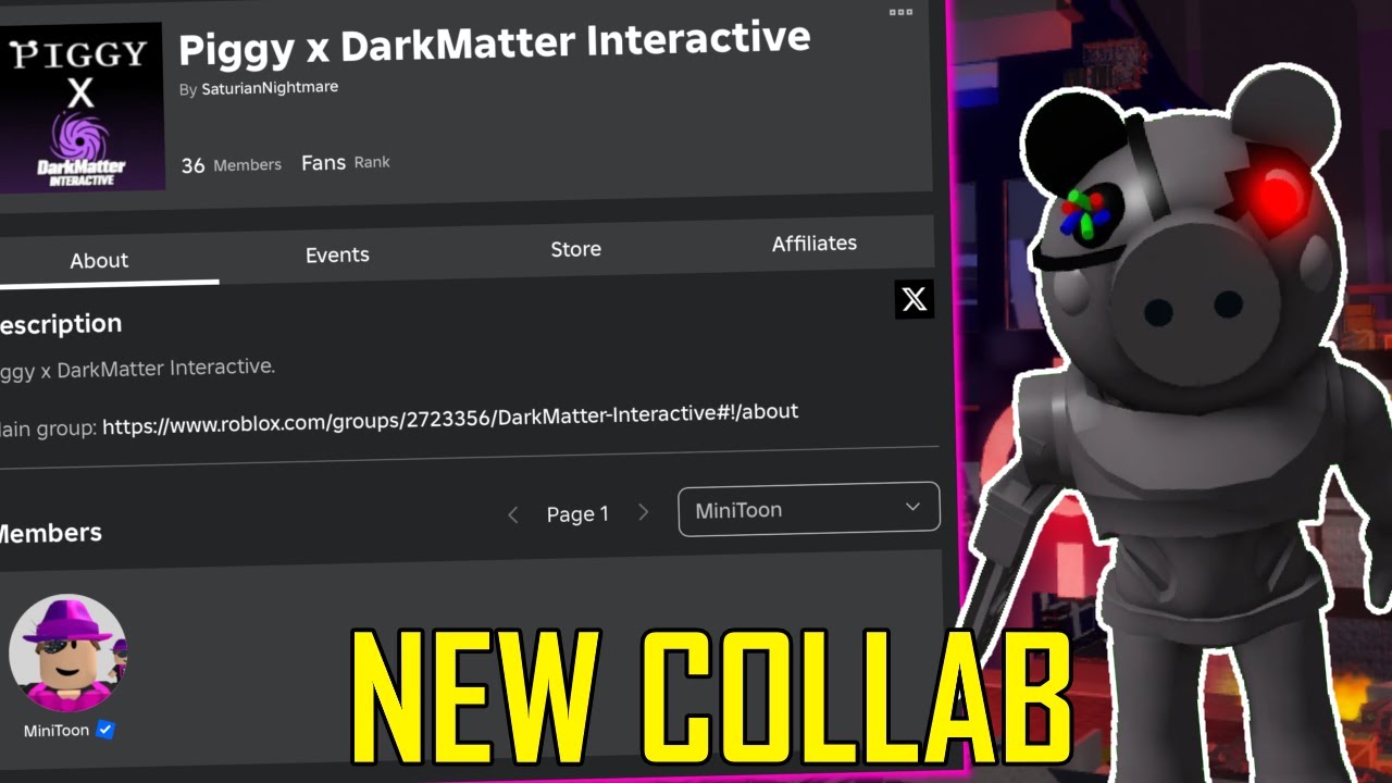 NEW PIGGY COLLABORATION (Piggy x Darkmatter Interactive) - YouTube