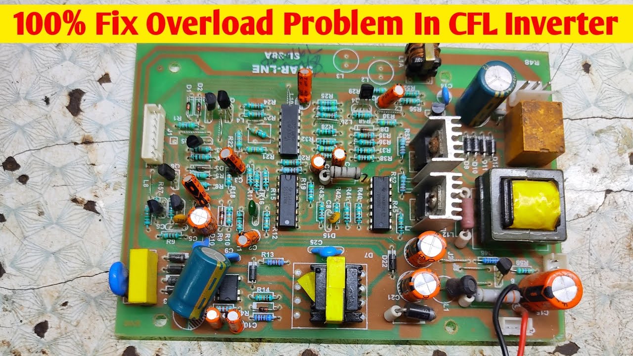 Overload Problem in 3 cfl Inverter ! Mini inverter Overload Problem ...