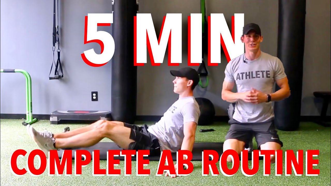 5 MIN Complete AB Routine | at home workout - YouTube
