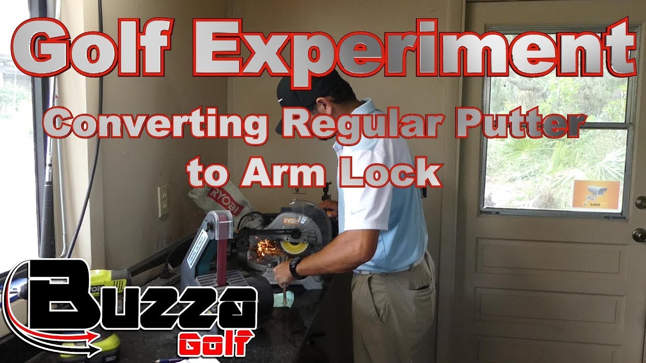 Converting a Regular Putter to Arm Lock (Golf experiment) - YouTube