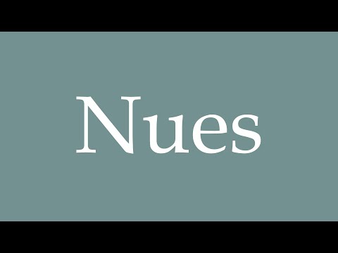 How to Pronounce ''Nues'' (Nudes) Correctly in French