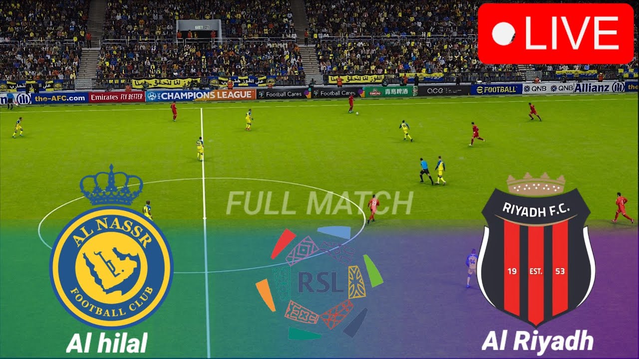 🔴Al Nassr vs Al Riyadh LIVE | Saudi Pro 23/24 Full match of ronaldo ...