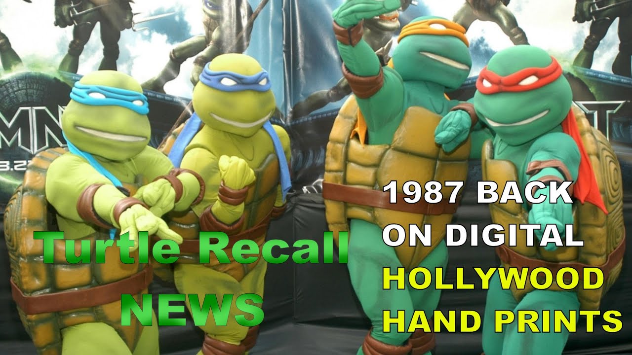 Turtles Getting Hollywood Handprints, 1987 Series Back on Digital || Turtle Recall TMNT News 8 ...