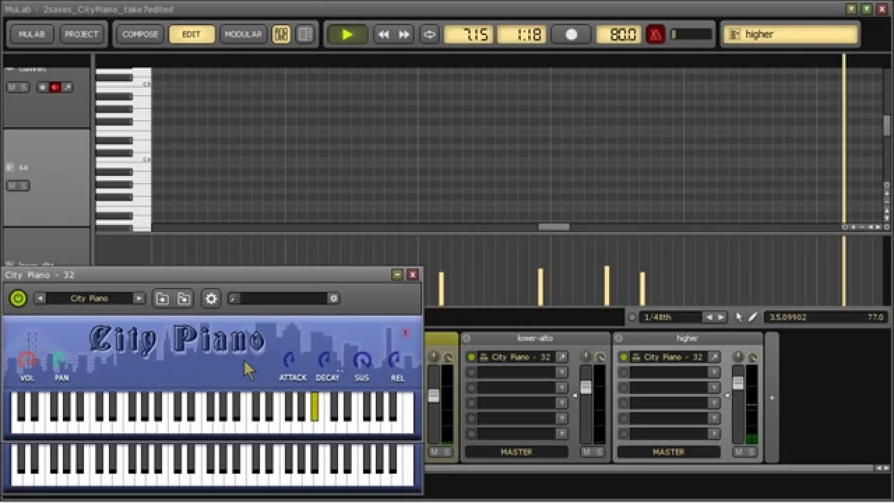 Out-Bloody-Rageous head theme - no modulation MuLab sequence - YouTube