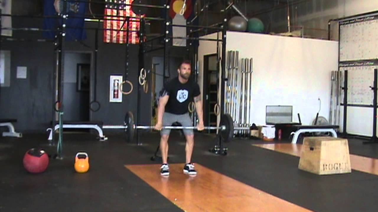 Crossfit Power Clean Quick Demo - YouTube