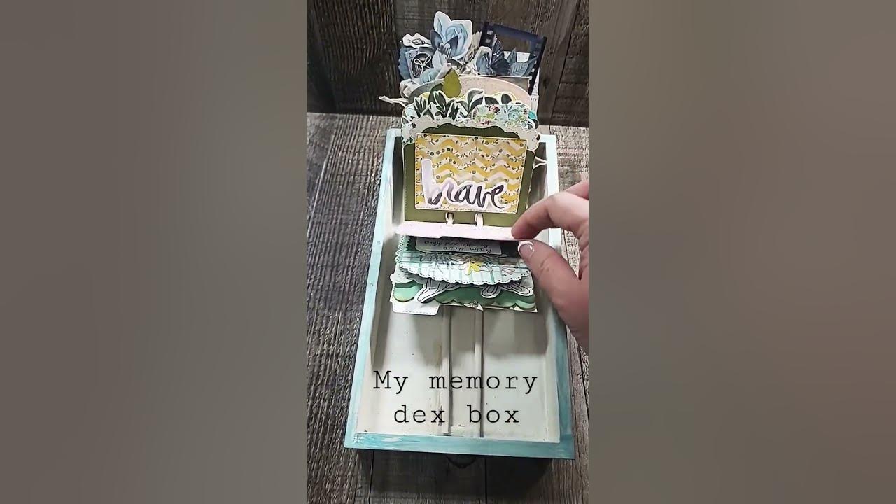 Memory Dex Box I Made #handmade #diy #memorydex - YouTube
