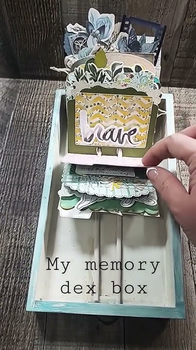 Memory Dex Box I Made #handmade #diy #memorydex - YouTube