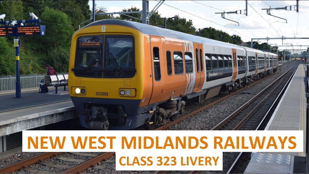 NEW CLASS 323 's BROMSGROVE WEST MIDLANDS RAILWAYS LIVERY - YouTube