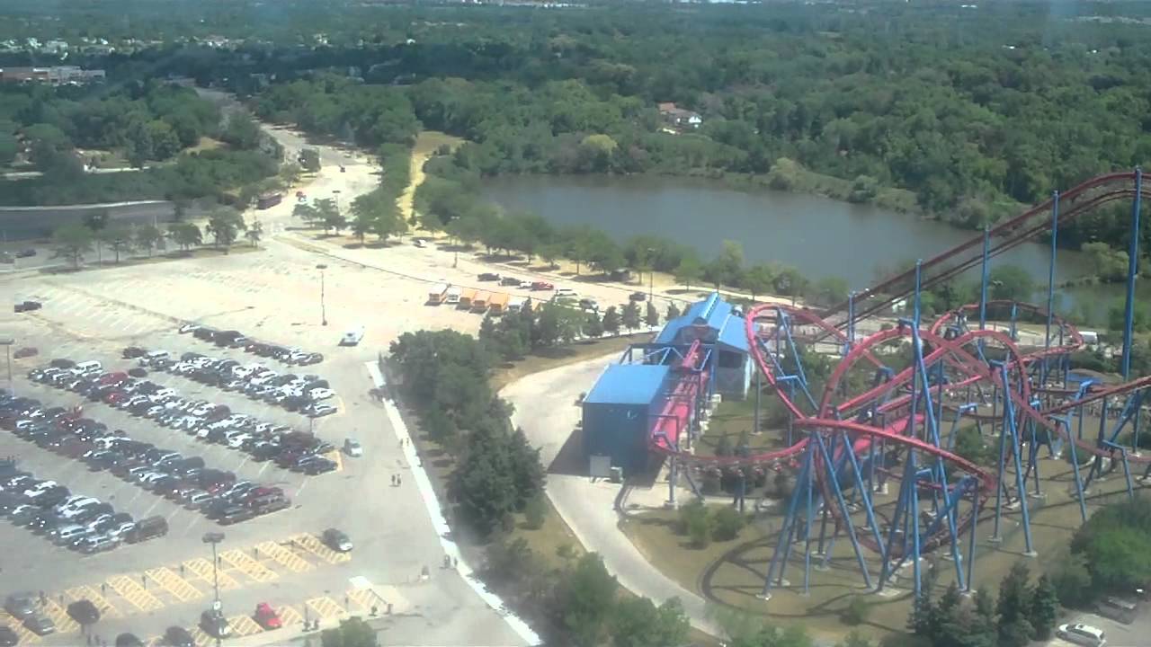 Sky Trek Tower POV at Six Flags Great America 6-25-2012 - YouTube