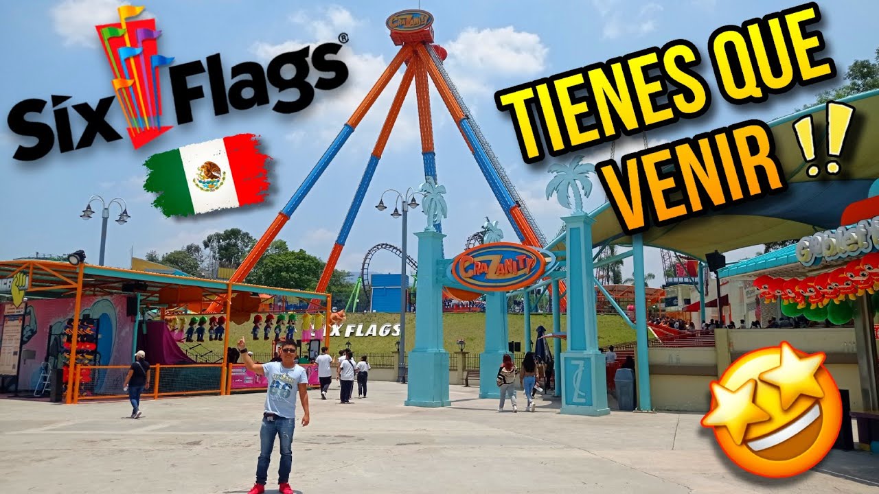 Sixflags México 2024 🤯 UN DÍA EN SIXFLAGS / Los mejores juegos mecánicos están aquí #sixflags ...