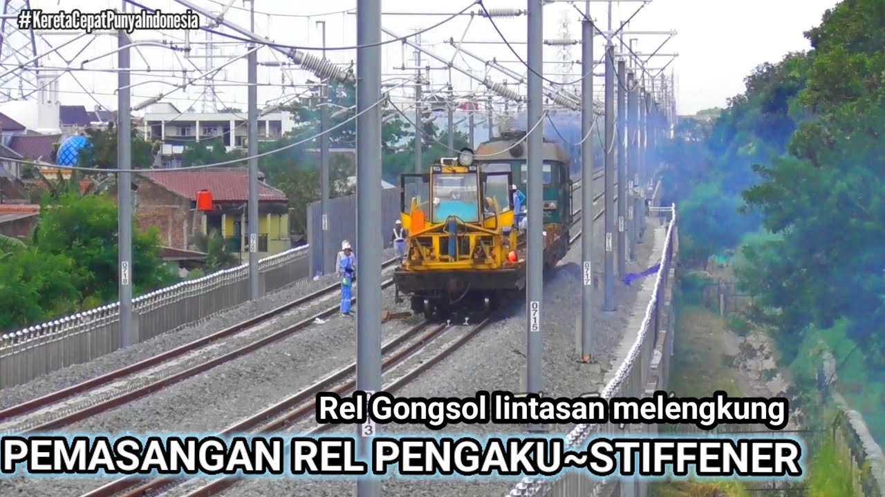 🔴 JALUR MENIKUNG DIPASANG REL PENGAKU | GONGSOL agar Laju Kereta Tetap ...