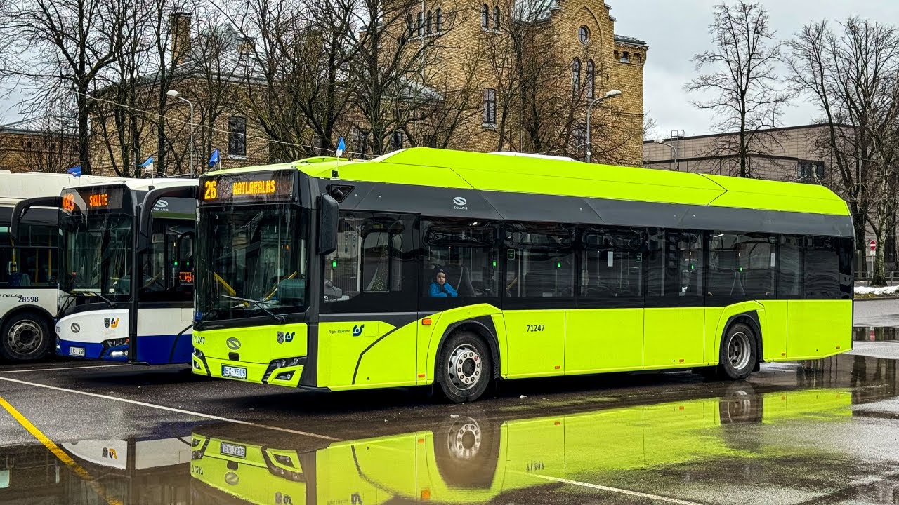 New Electric Buses in Riga, Latvia 🇱🇻 | 2024 - YouTube