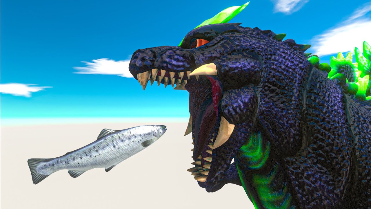 5 Different Godzilla - Animal Revolt Battle Simulator - YouTube