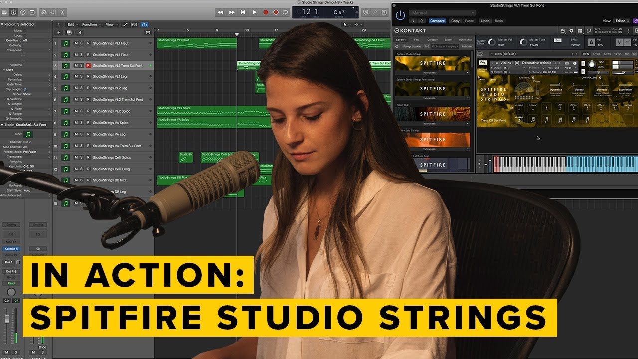 In Action: Spitfire Studio Strings - YouTube