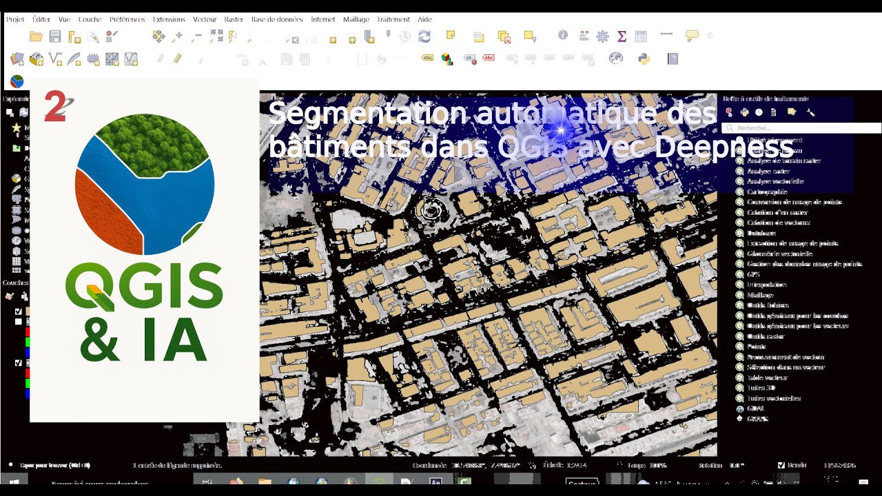 Segmentation automatique des bâtiments dans QGIS avec Deepness (IA ...
