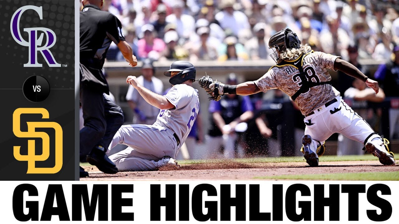 Rockies vs. Padres Game Highlights (6/12/22) | MLB Highlights - YouTube