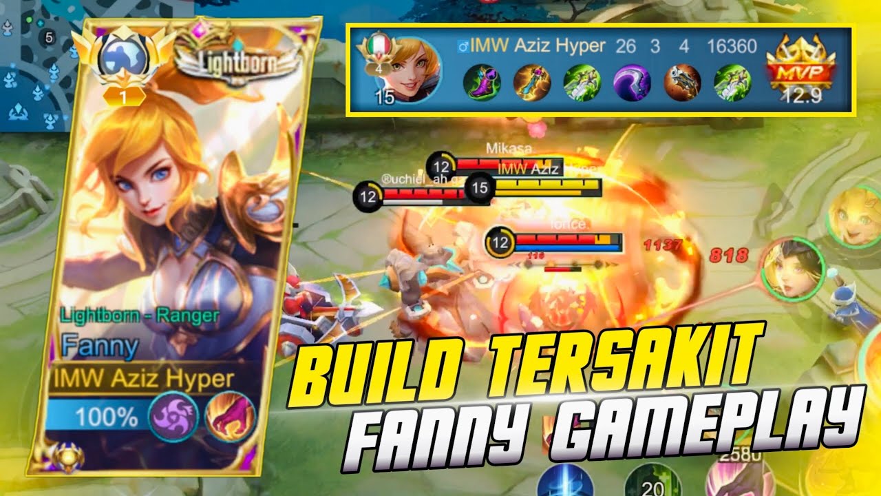 BUILD FANNY TERSAKIT 2024 | FANNY GAMEPLAY | MLBB !!! - YouTube