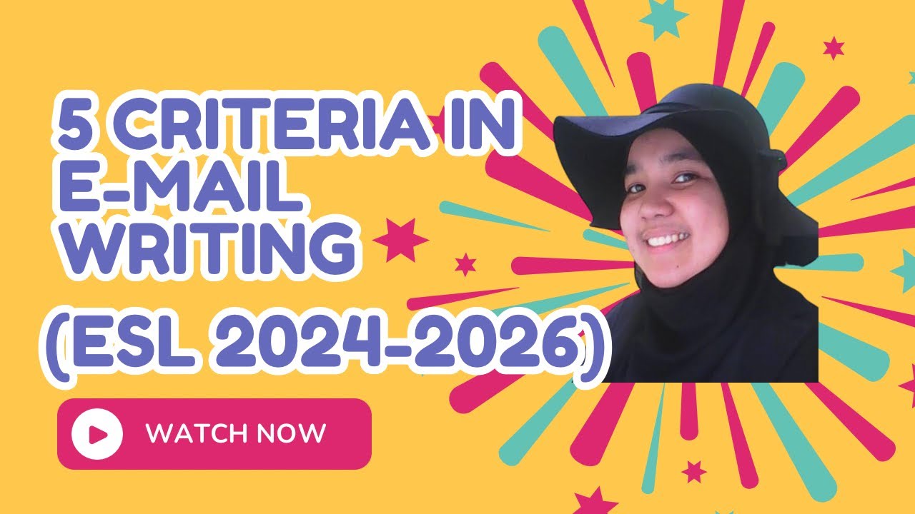 5 Criteria for Email Writing | IGCSE English as a Second Language Paper ...