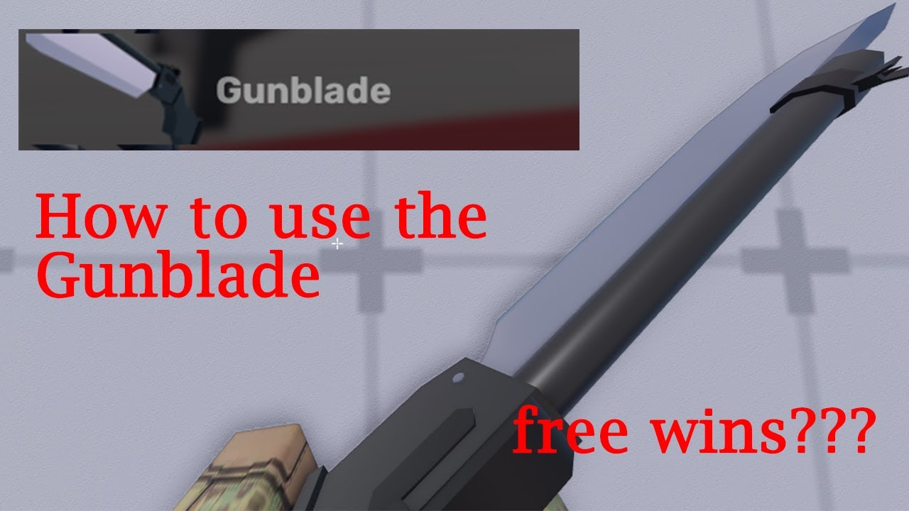 How to use the Gunblade and how OP it is!!! - YouTube
