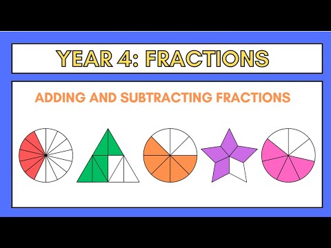 Year 4 Adding and subtracting fractions - YouTube