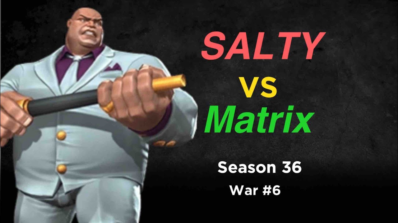 MCOC-AW-S36-W6-Salty vs Matrix-Mojo + Weapon X + Terrax Mix Master ...