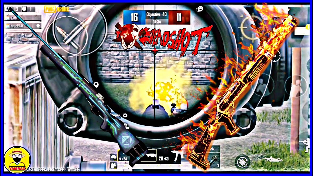 PUBG MOBILE TDM ACTION MOD SHOTGUN/M24 - YouTube