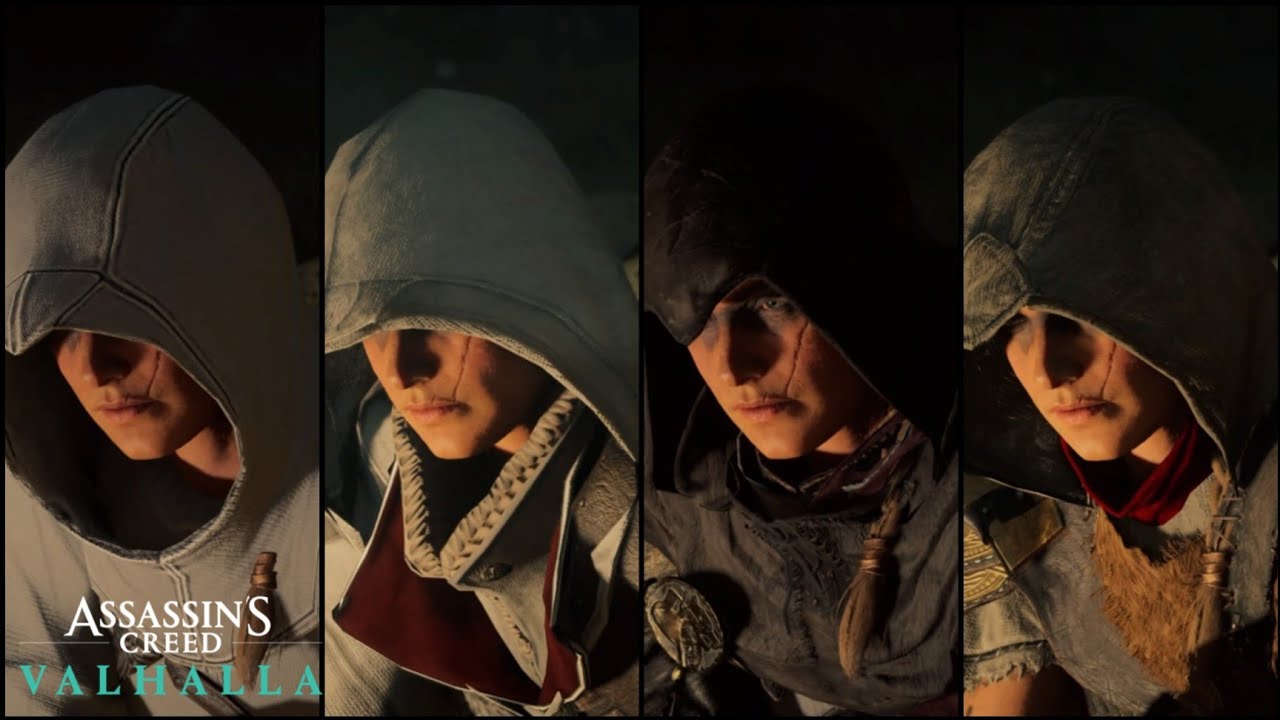 Assassin's Creed: Valhalla - Basim Cinematic with all Outfit Legacy ...