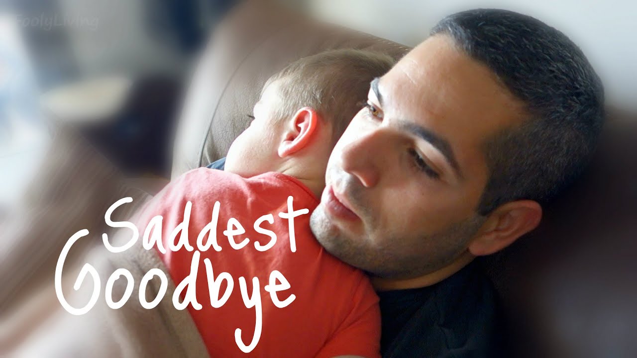 SADDEST GOODBYE - Daddy Gets Deployed to America - YouTube