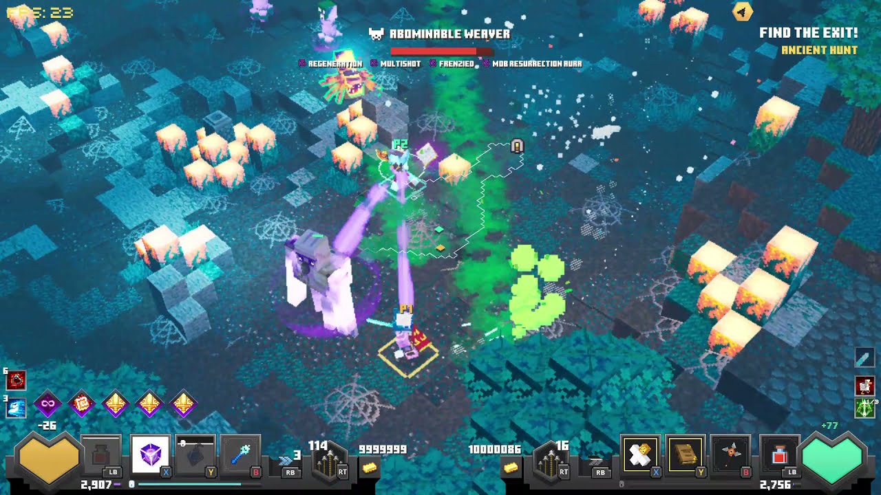 Ancient Hunt boss The Abominable Weaver - YouTube