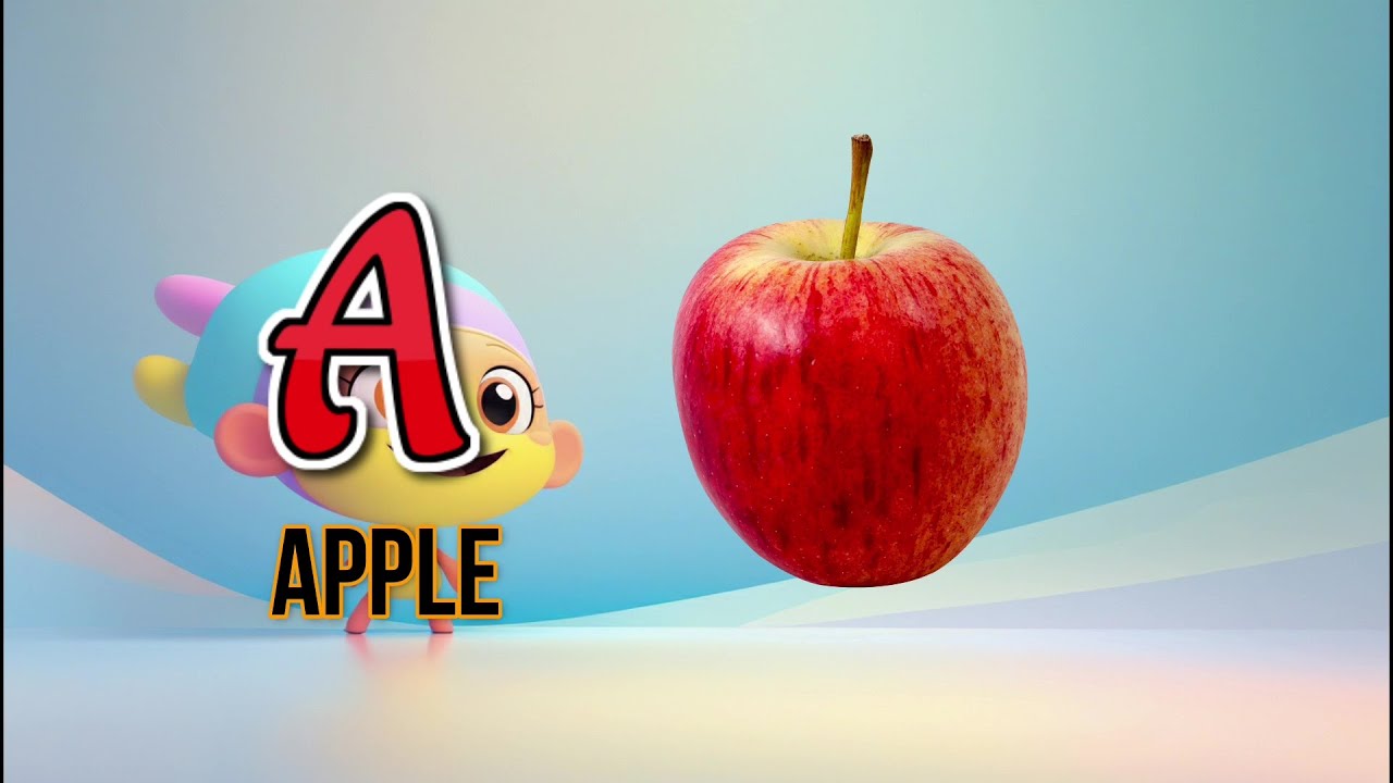 ABC Song for Kids | A for Apple & Fun Alphabet Song with Cute ...