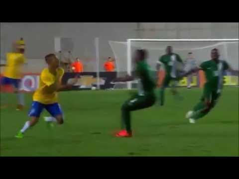 Gabriel Jesus Great Sombrero vs Nigeria U 23 HD