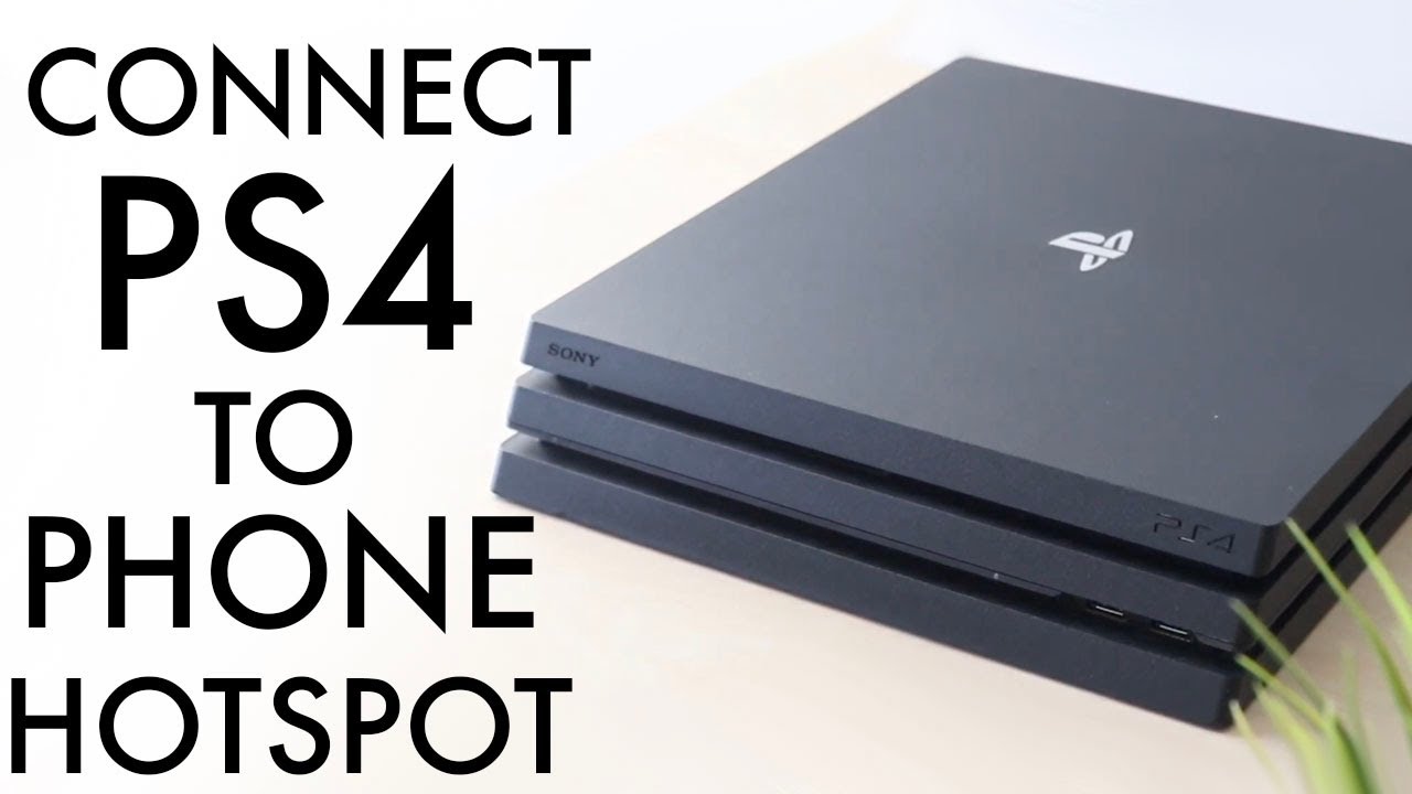 How To Connect PS4 To Phone Hotspot! - YouTube