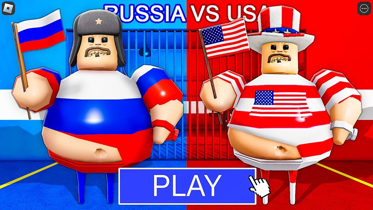 RUSSIAN BARRY VS USA BARRY Battle in BARRY'S PRISON RUN! - Roblox Obby ...