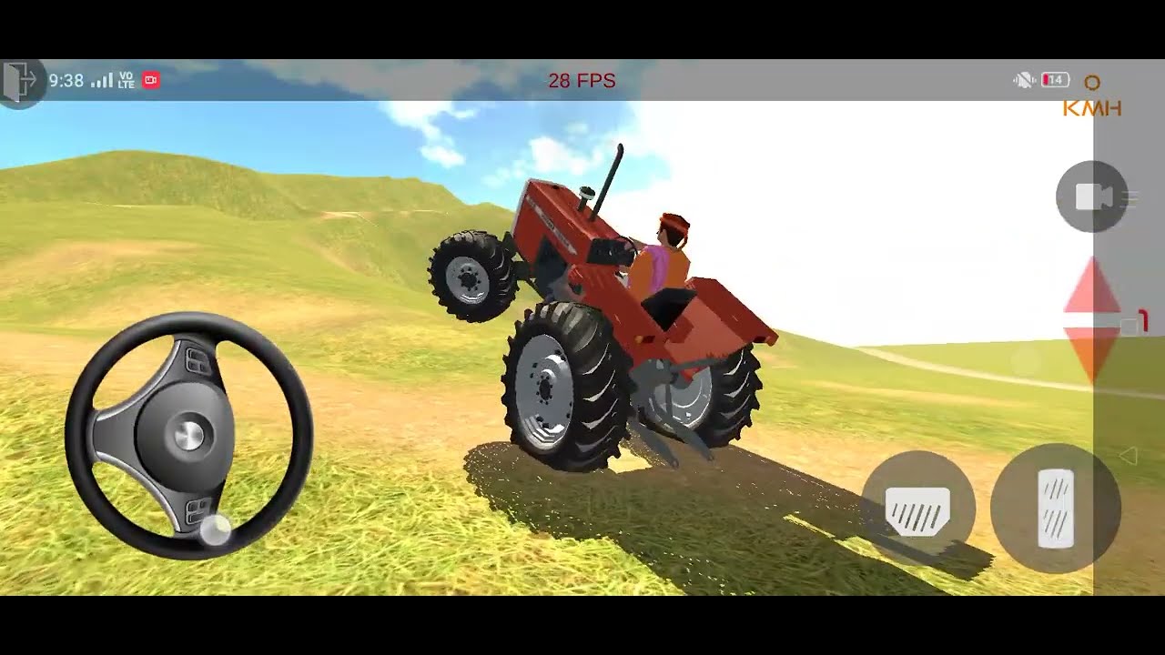 Messy 241 tractor 4*4 Stunt video 🚜🚜 ਪਲਟ ਗਿਆ - YouTube