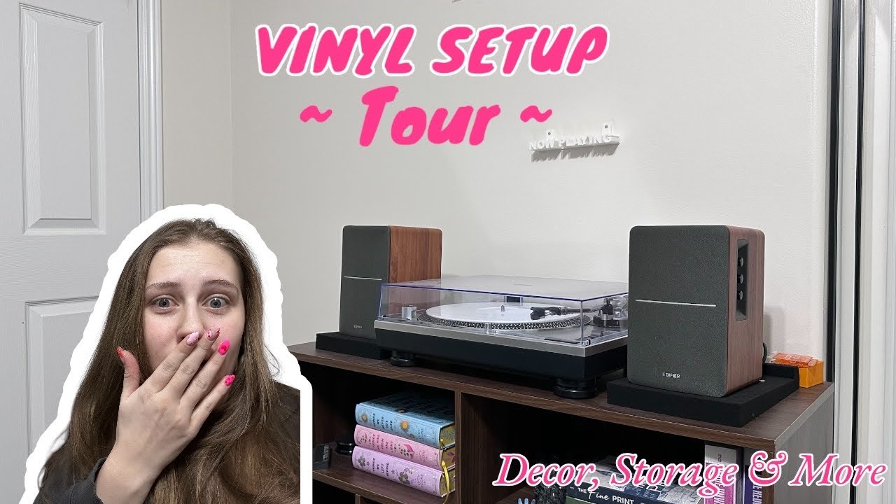 VINYL SETUP TOUR!! (2025) -beginner setup Friendly - YouTube