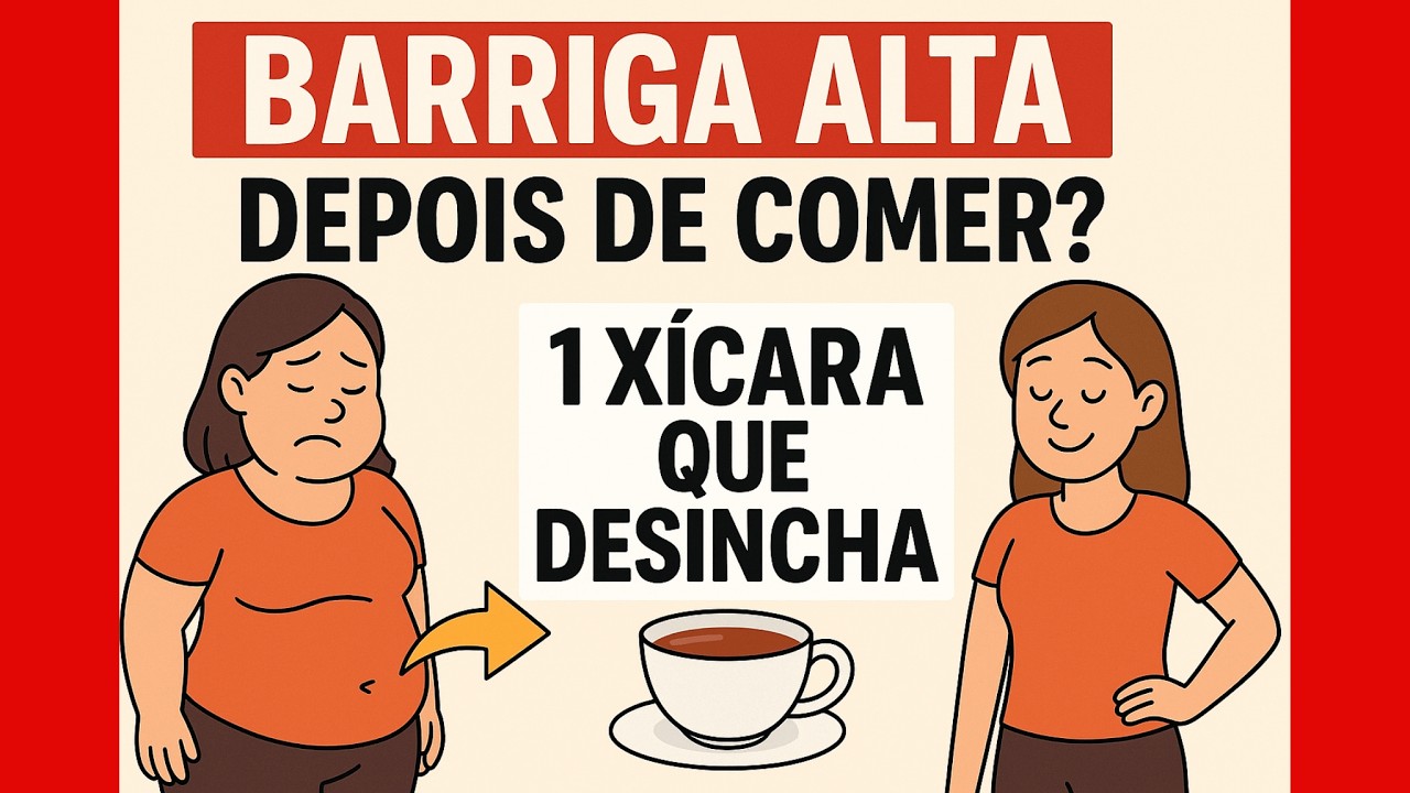 Barriga alta depois de comer? 1 xícara que desincha - YouTube