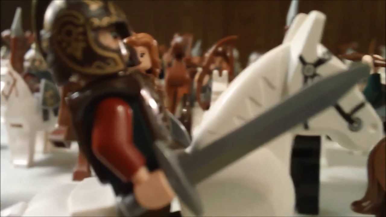 Lego LotR Rohan Army 75 warriors! - YouTube