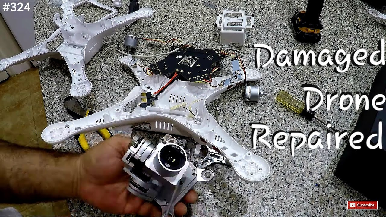 DJI Standard 3 Drone Replacing Housing do to Crashing . Crooked ...
