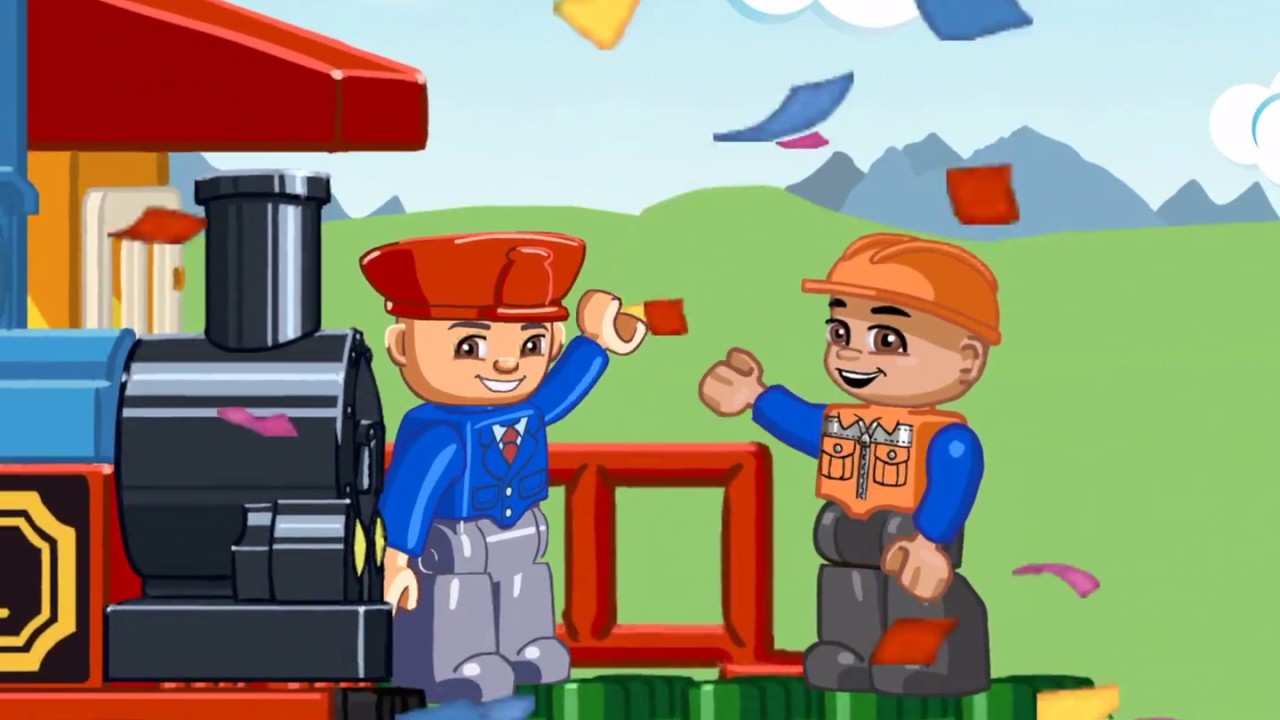 LEGO Trains l DUPLO Train Game | Kids Train Video - YouTube