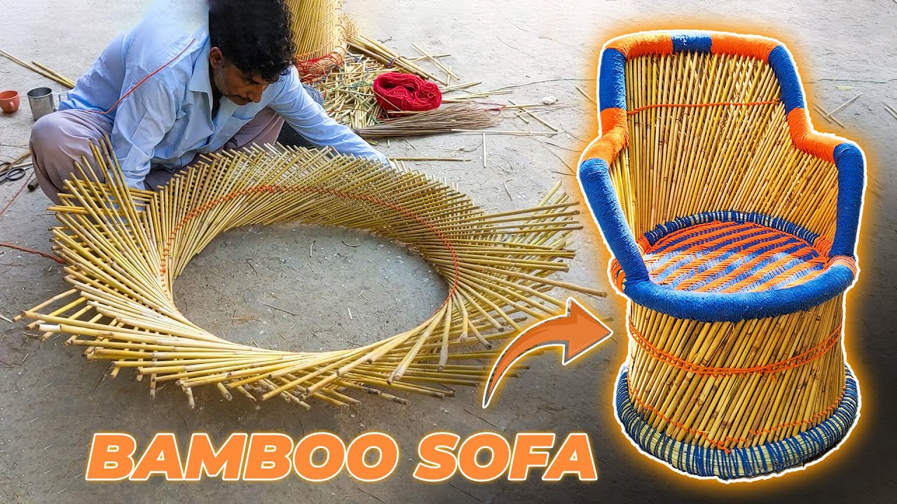 How to Make a Bamboo Chair (mora) | Step-by-Step Crafting Process ...