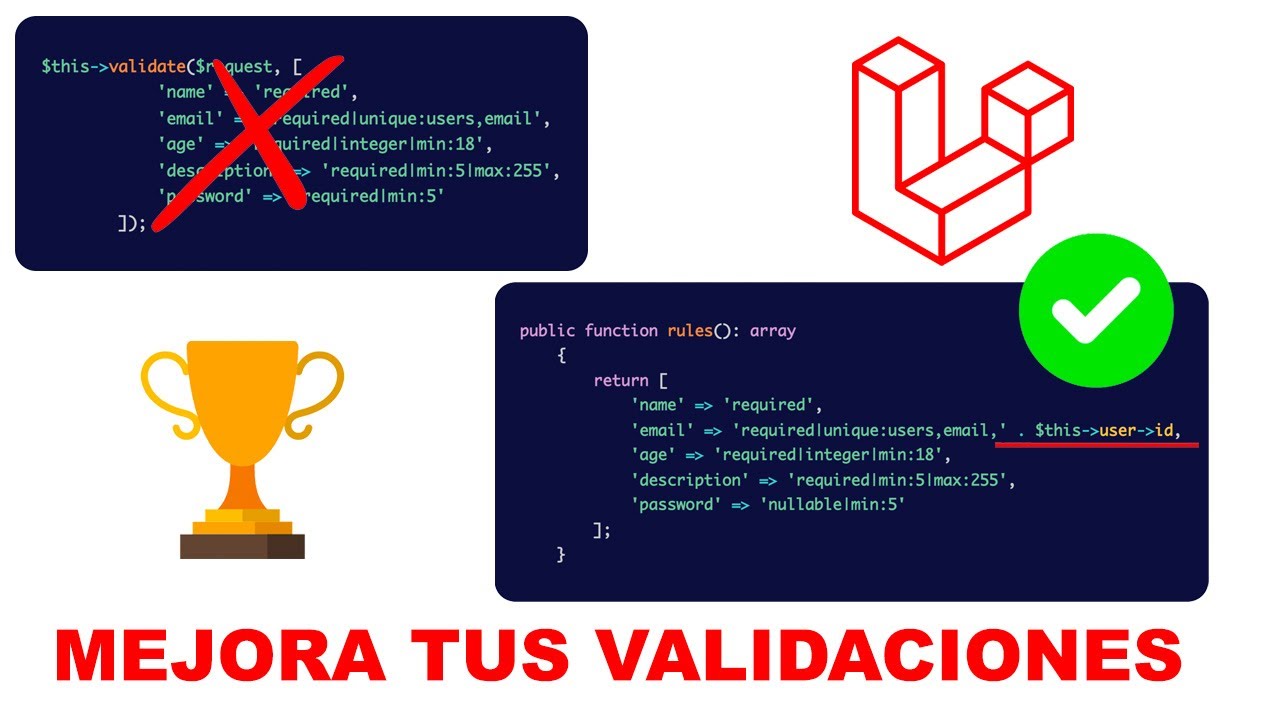 😎 Laravel | Mejora Tus Validaciones como un PRO - YouTube