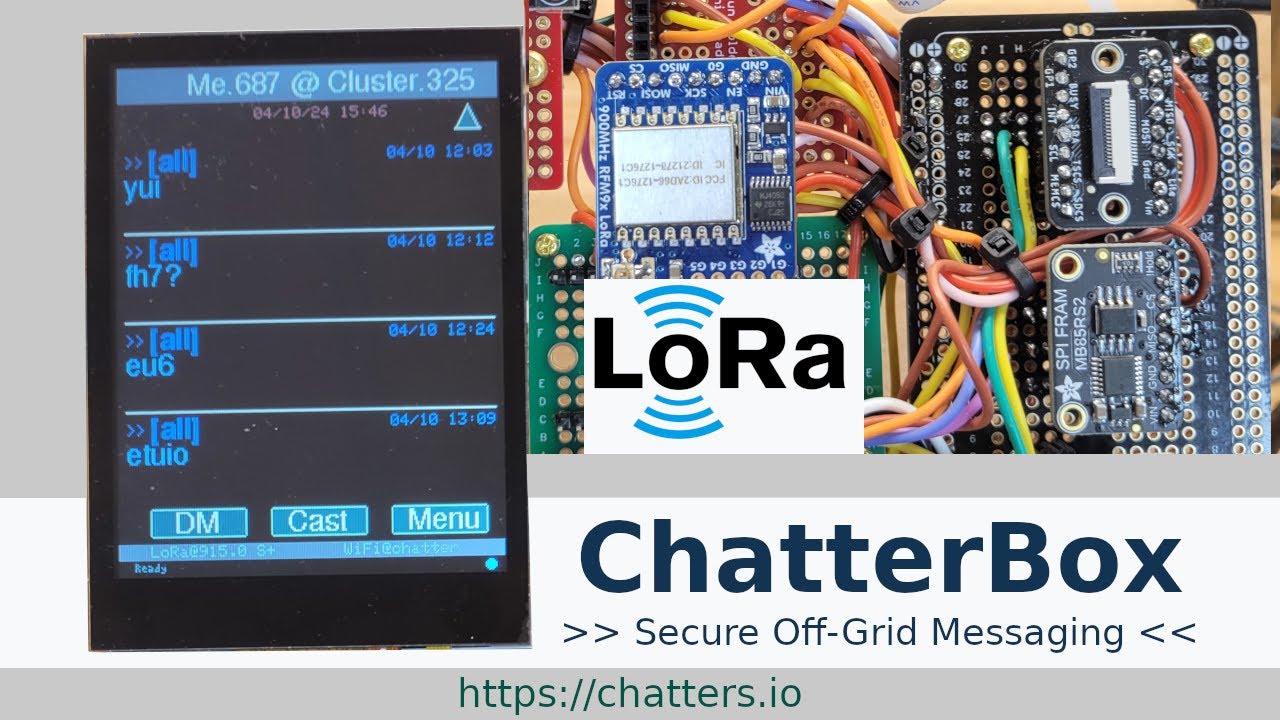 ChatterBox UI / Prototype Updates - Building an Encrypted LoRa Off-Grid ...