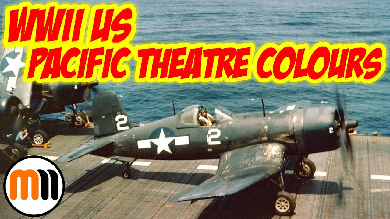 Mixing WWII US Pacific Theatre Aircraft Colours with ICM Acrylics - YouTube