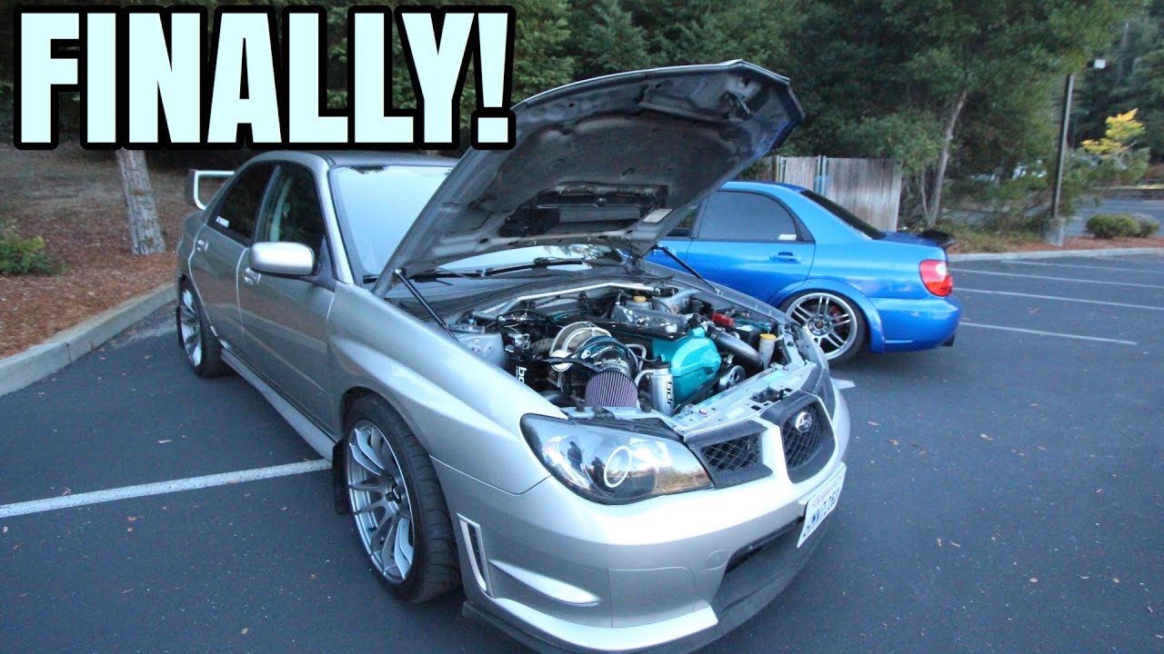 1JZ SWAPPED WRX HITS THE STREETS! - YouTube