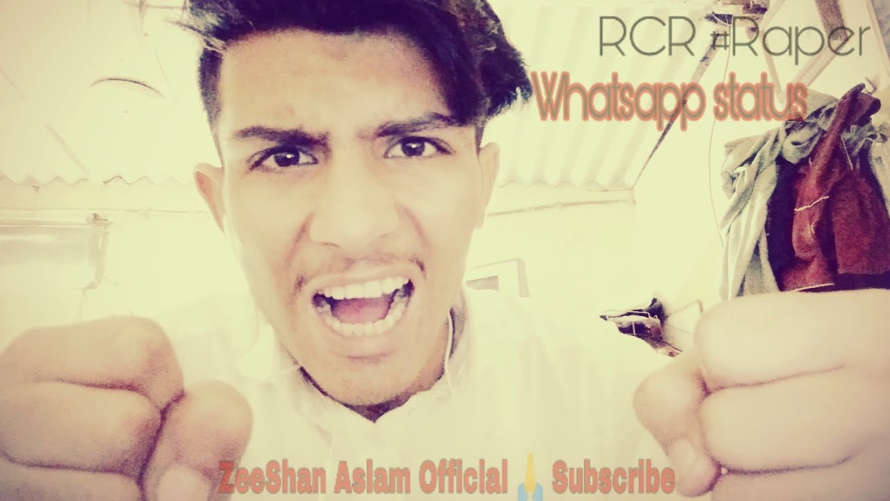 RCR Rapper WhatsApp status|ZeeShan Aslam Official - YouTube