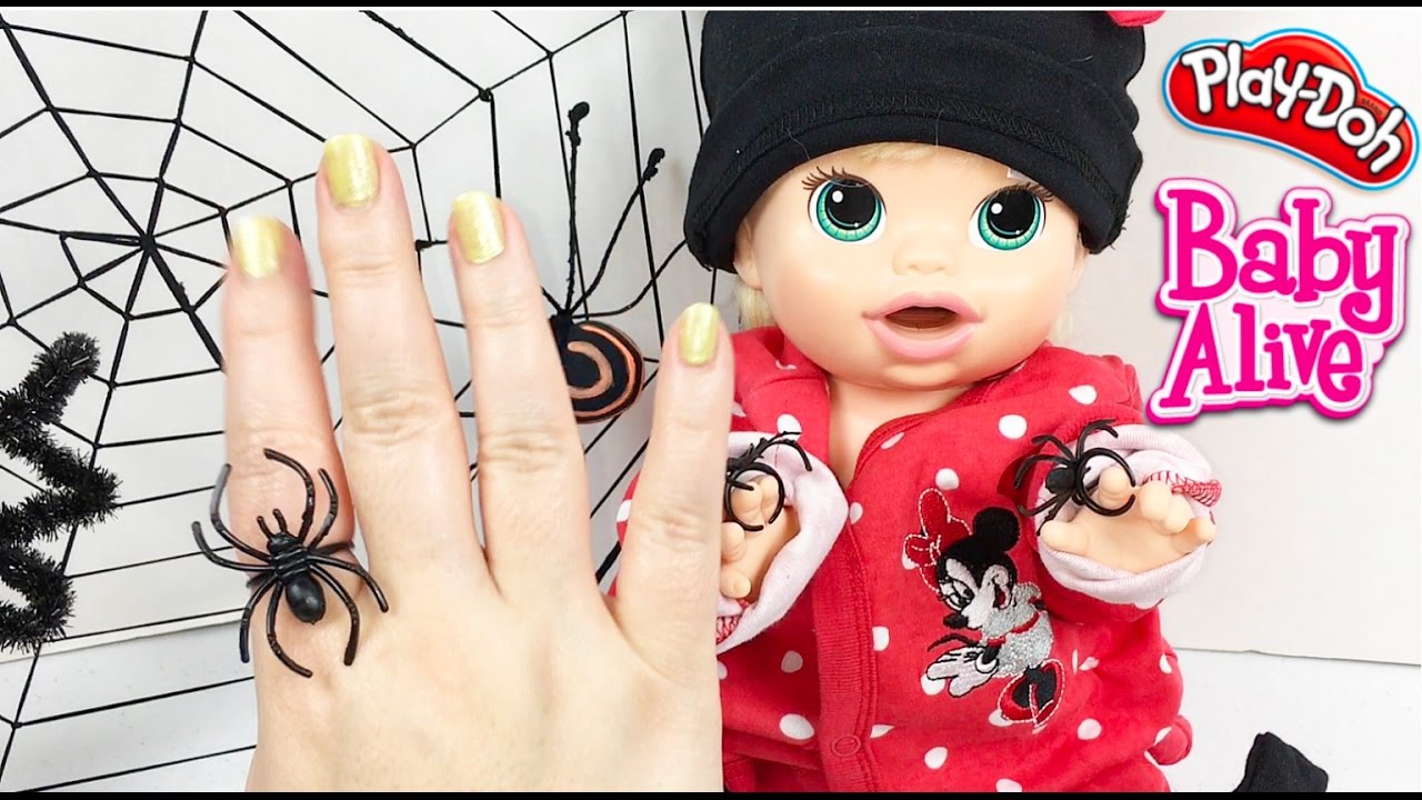 Baby Alive Super Snackin' Sara Doll Disney Minnie Mouse Halloween ...