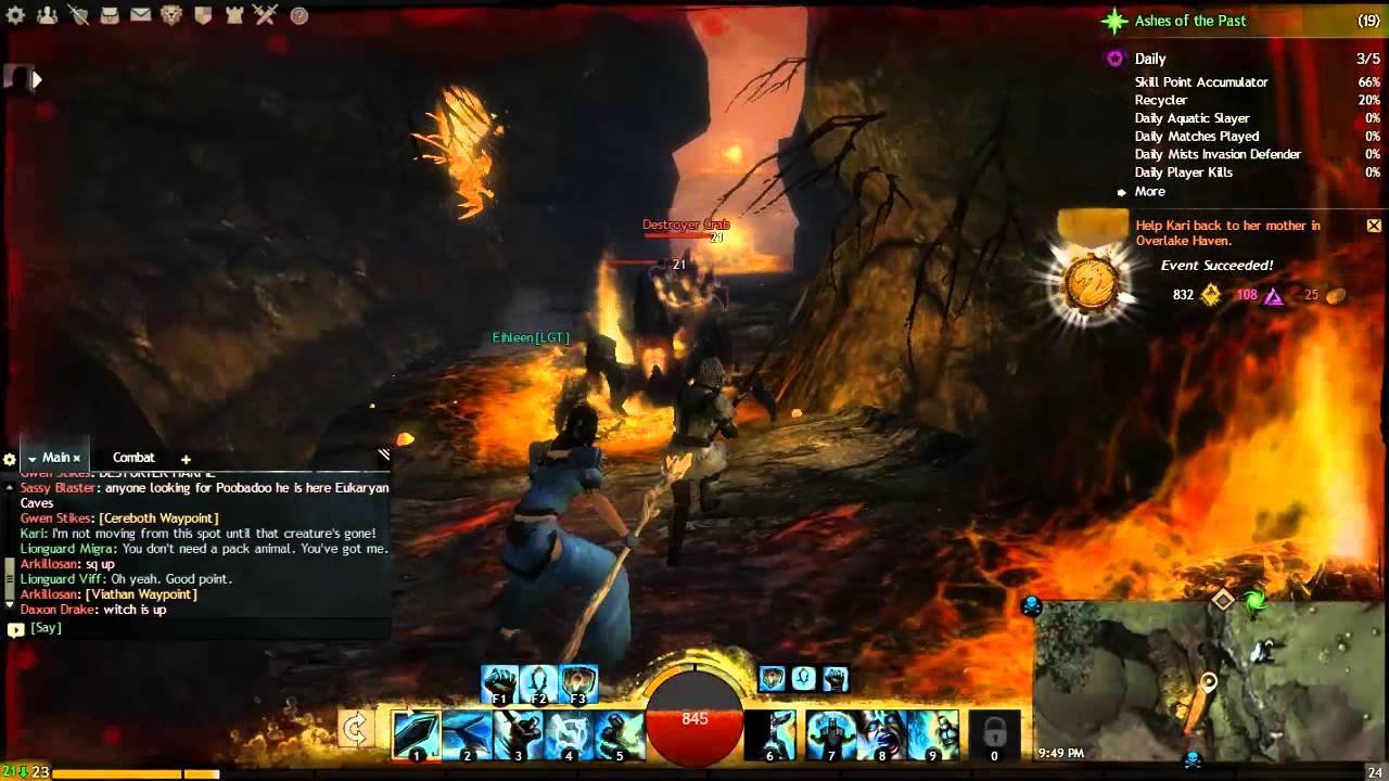 Guild Wars 2 Gameplay Exploration with fire - YouTube