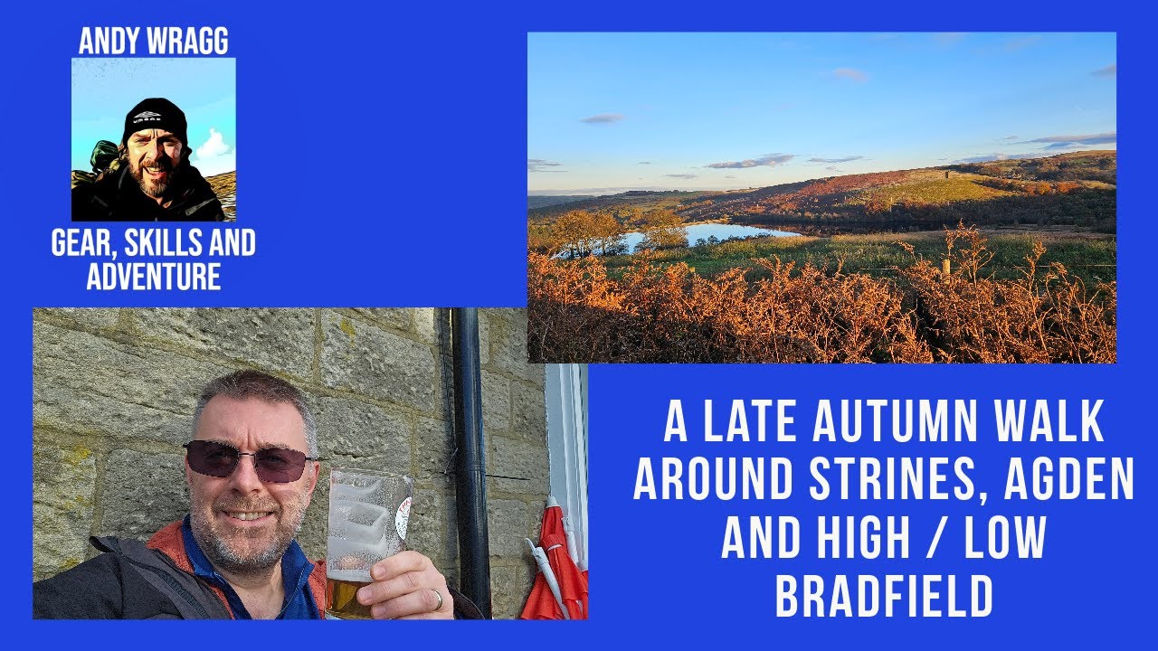A late Autumn walk around Strines, Agden and High/Low Bradfield # ...